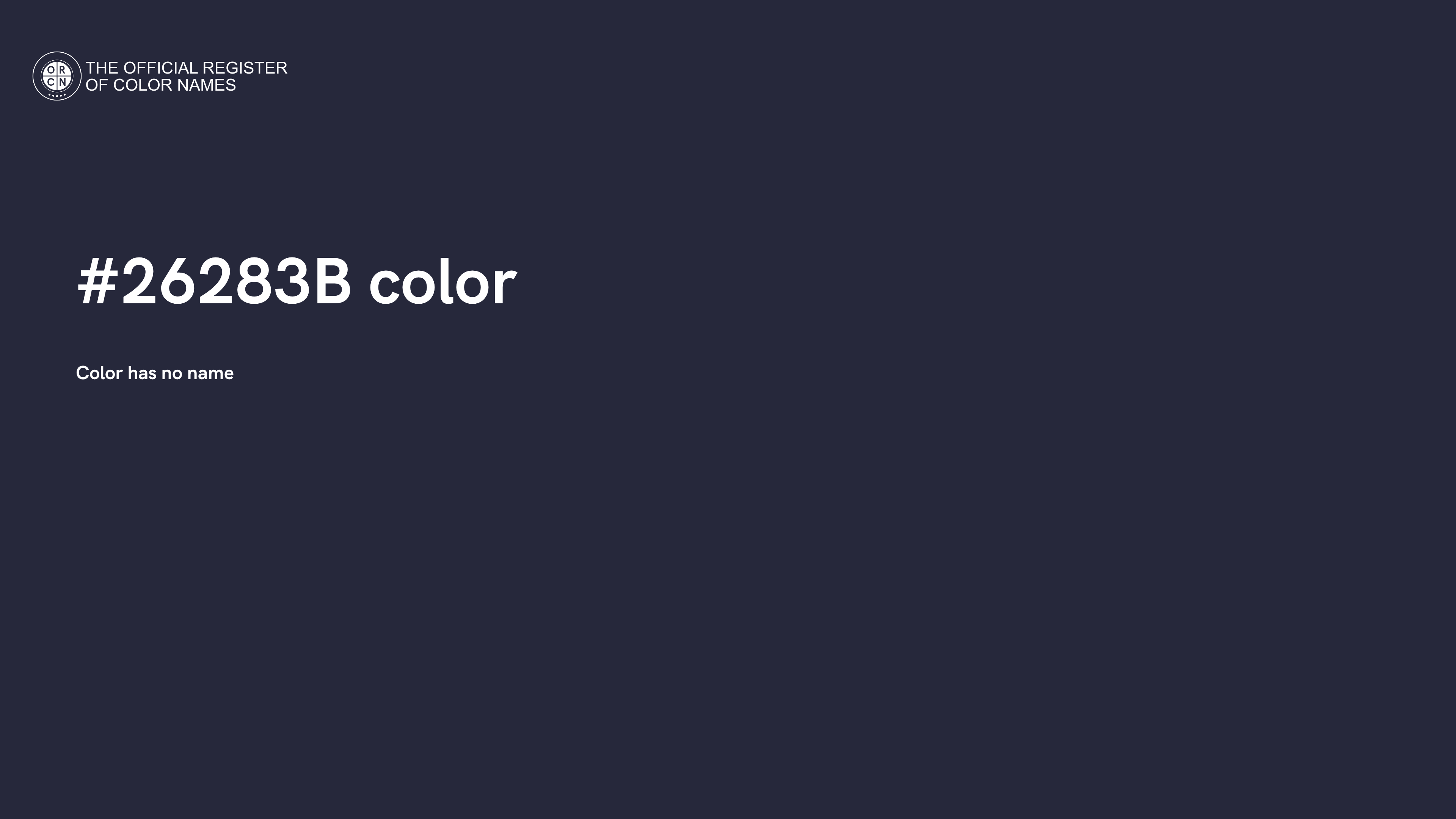 Ebony Clay Color 26283B The Official Register Of Color Names Ebony Clay Color 26283B The Official Register Of Color Names