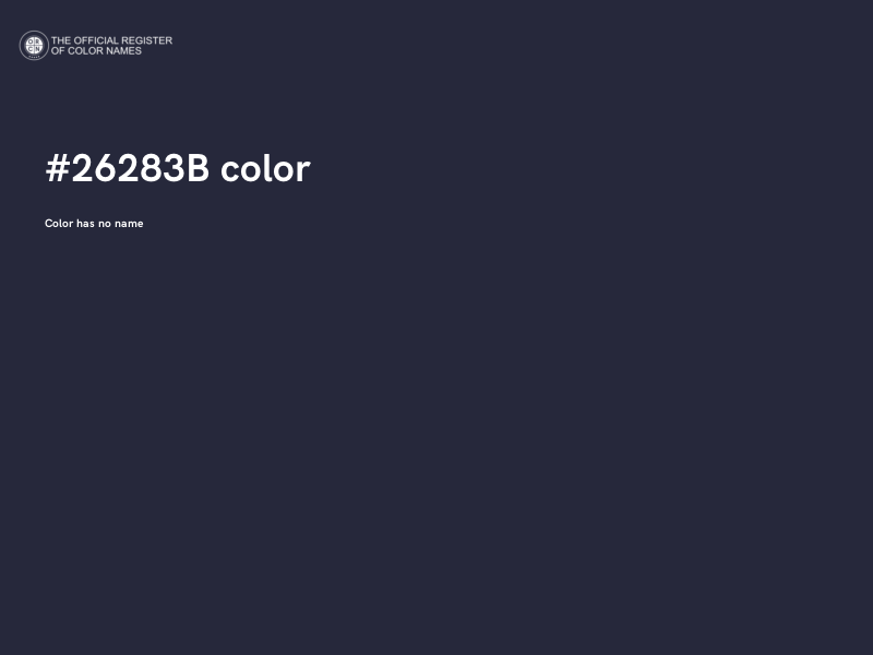Ebony Clay Color 26283B The Official Register Of Color Names Ebony Clay Color 26283B The Official Register Of Color Names