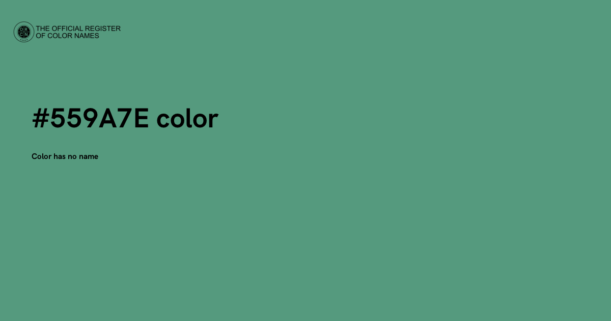 Color #559A7E - The Official Register of Color Names