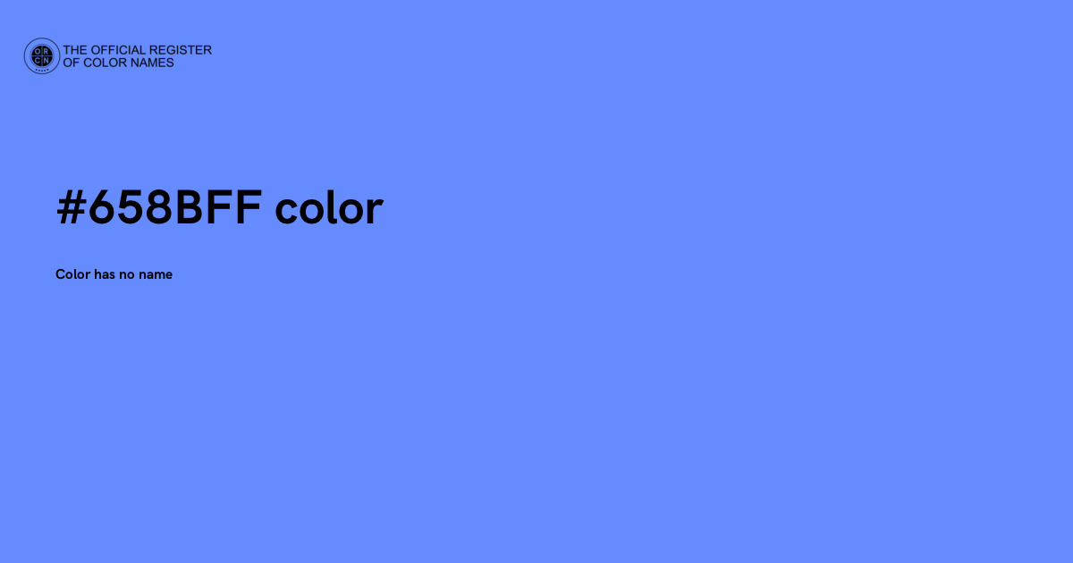 Light Brilliant Sapphire Blue color - #658BFF - The Official Register ...